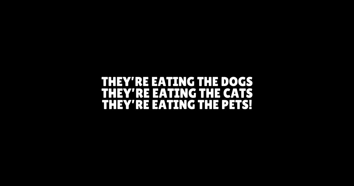 They're Eating The Dogs - Theyre Eating The Dogs - Sticker | TeePublic