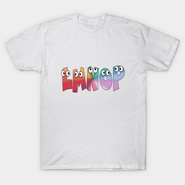 LMNOP Alphabet Letter People - Lmnop - T-Shirt | TeePublic
