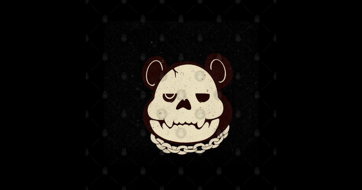 Panda Graffiti Bear Skull distressed streetwear style - Graffiti Bear ...