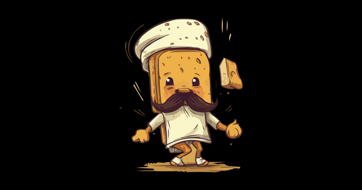 Toasted bread - Toasted Bread - Sticker | TeePublic