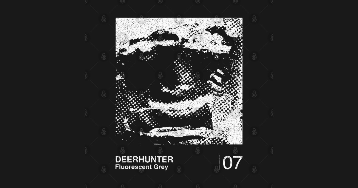Fluorescent Grey / Minimalist Graphic Fan Artwork Design - Deerhunter ...