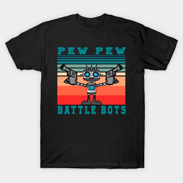 Battle Bots Battlebots robot war combat bots - Battle Bots - T-Shirt ...