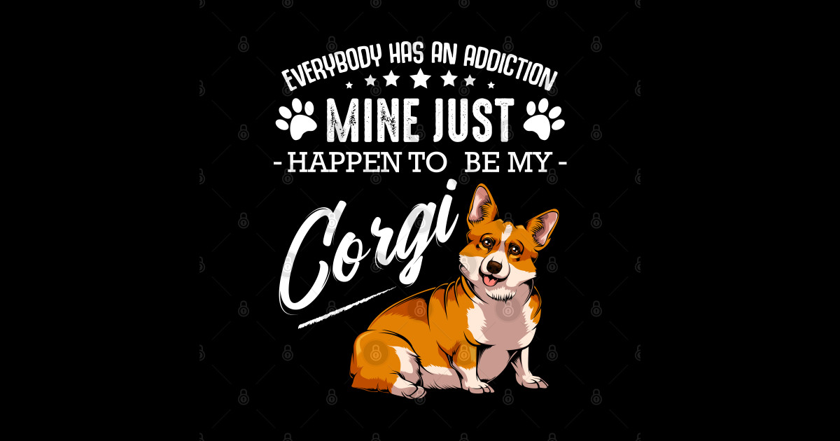 Cute Corgi Dog Funny Sayings Corgi - Welsh Corgi - Corgi - Sticker ...