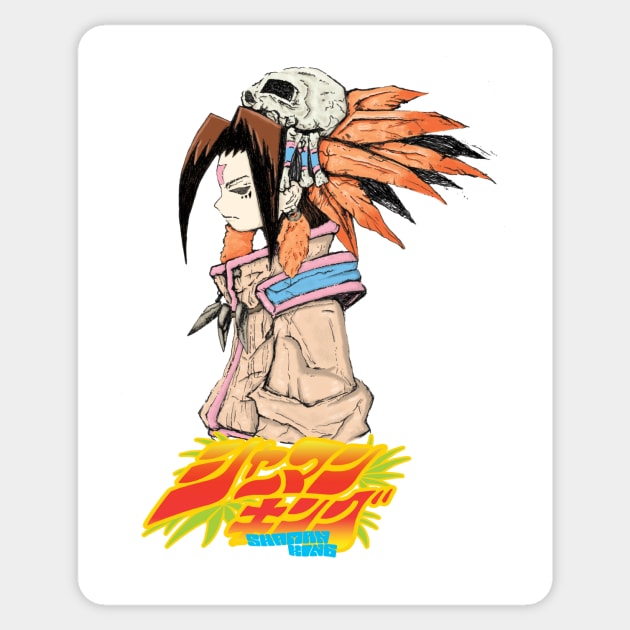Yoh Asakura Shaman King - Shaman King - Sticker | TeePublic
