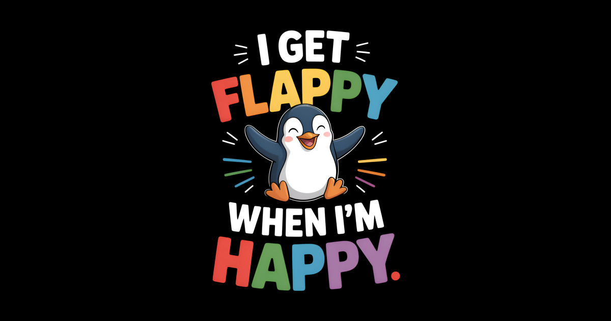 Autistic Autism ASD Stim Stimming Penguin - Autistic Autism - Sticker ...