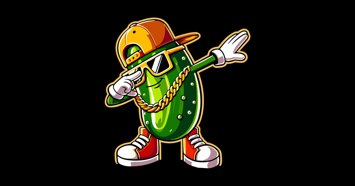 Dabbing Pickle Gift - Dabbing Pickle Gift - Sticker | TeePublic