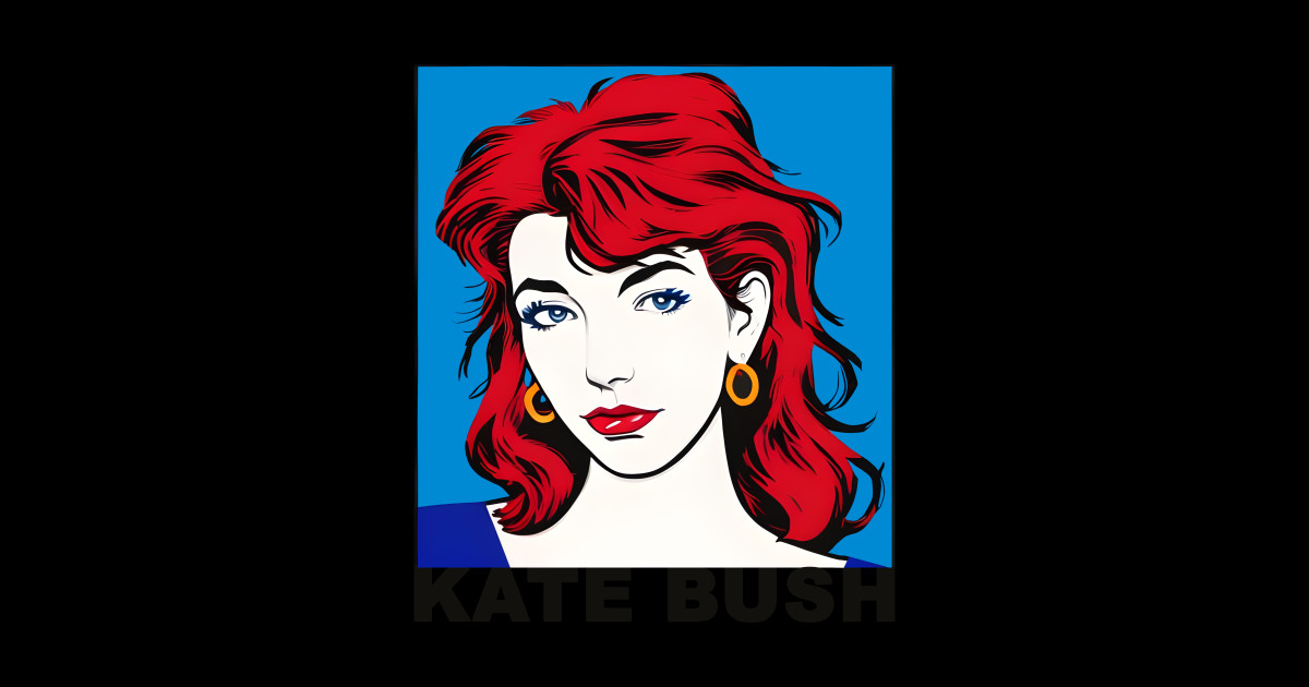 Kate Bush Comic Style - Kate Bush - Sticker | TeePublic