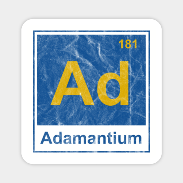 Adamantium Element from the Periodic Table - Adamantium Claws - Magnet ...