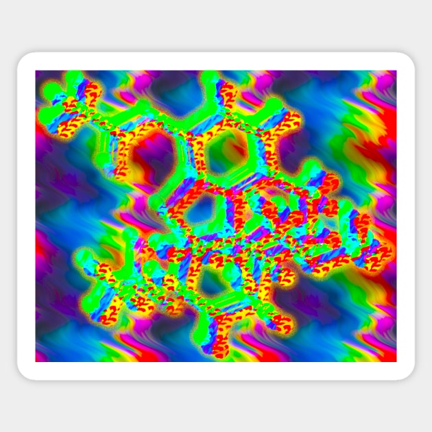 LSA Molecule - Lsa - Sticker | TeePublic