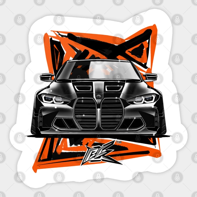 bmw m4 g82 competition black - Bmw M4 G82 - Sticker | TeePublic