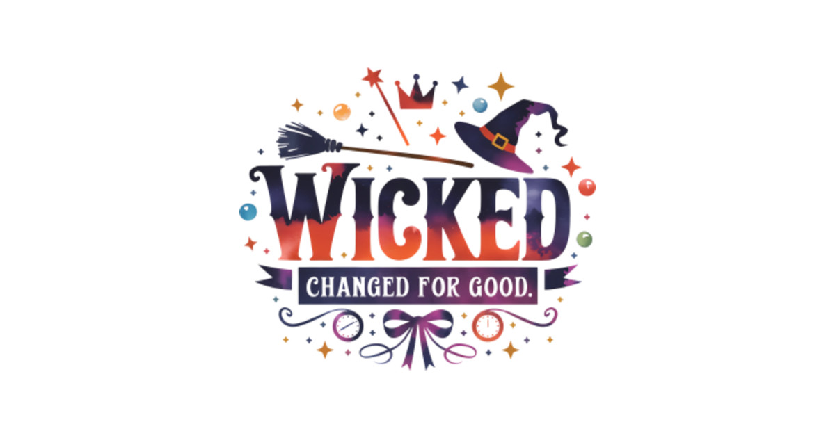 Wicked Movie Logo - Wicked Movie Logo - T-Shirt | TeePublic