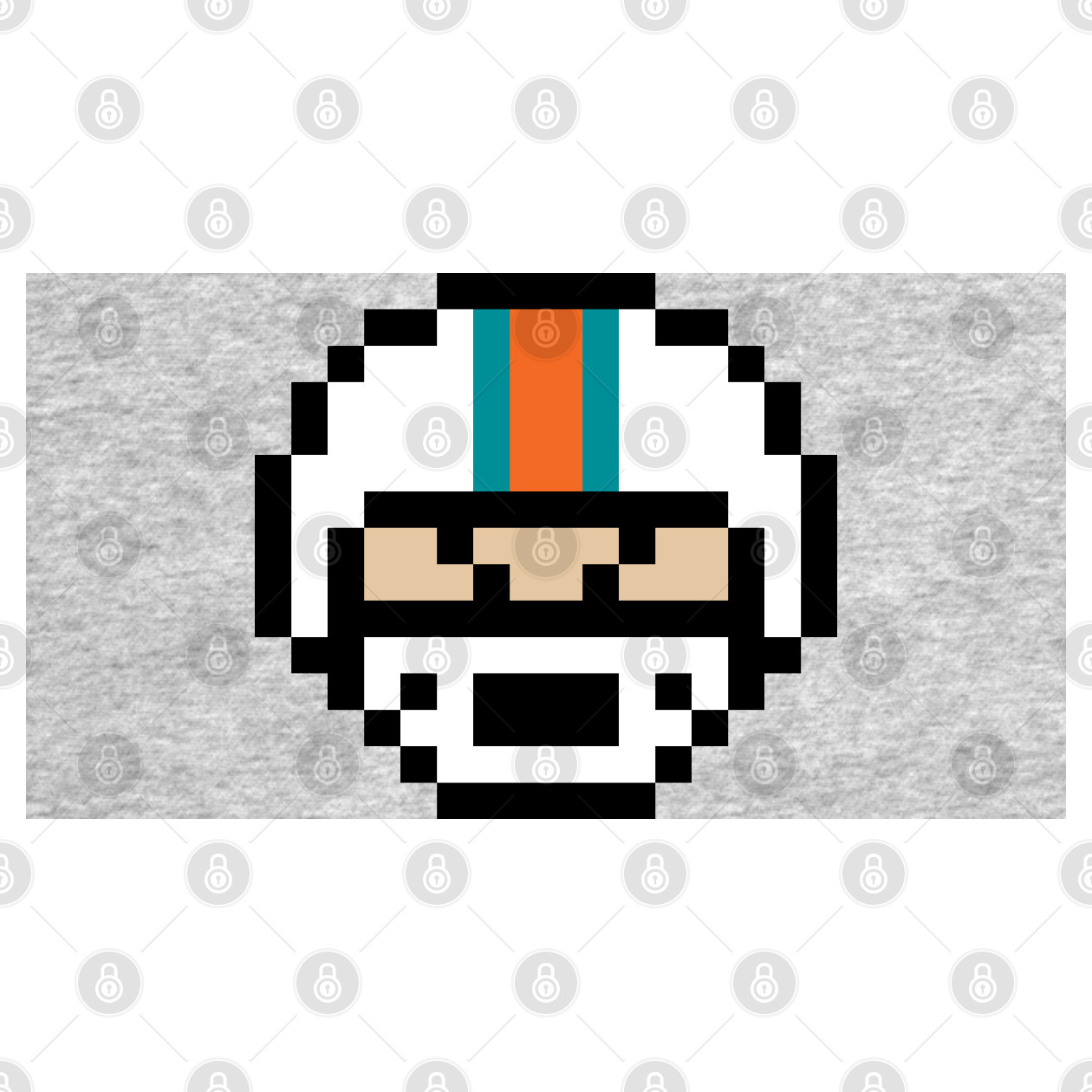 8-Bit Helmet - Miami - Football - T-Shirt | TeePublic