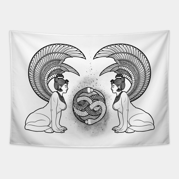 The southern oracle - Sphinx - Tapestry | TeePublic