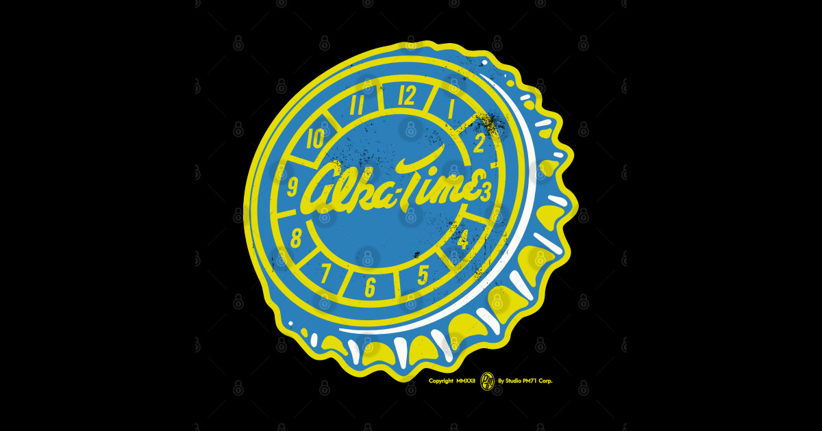 Vintage Alka Time Soda Bottlecap Distressed - Retro Vintage Aesthetic ...