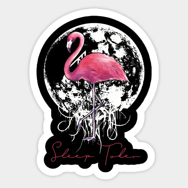 Sleep Token Flamingo Vibes Take Me Back To Eden - Sleep Token - Sticker ...