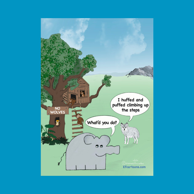 Enormously Funny Cartoons Huff and Puff - Huff And Puff And Blow Your ...