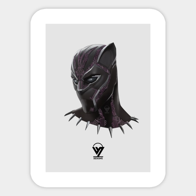 black panther - Black Panther Marvel - Sticker | TeePublic