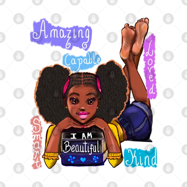 Positive Affirmation Self Love Affirmations African American Girl Black