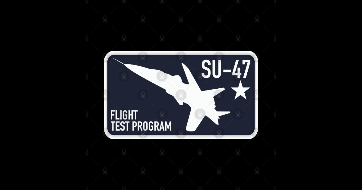Sukhoi Su-47 Berkut - Su47 Russian Fighter Plane - Sticker | TeePublic