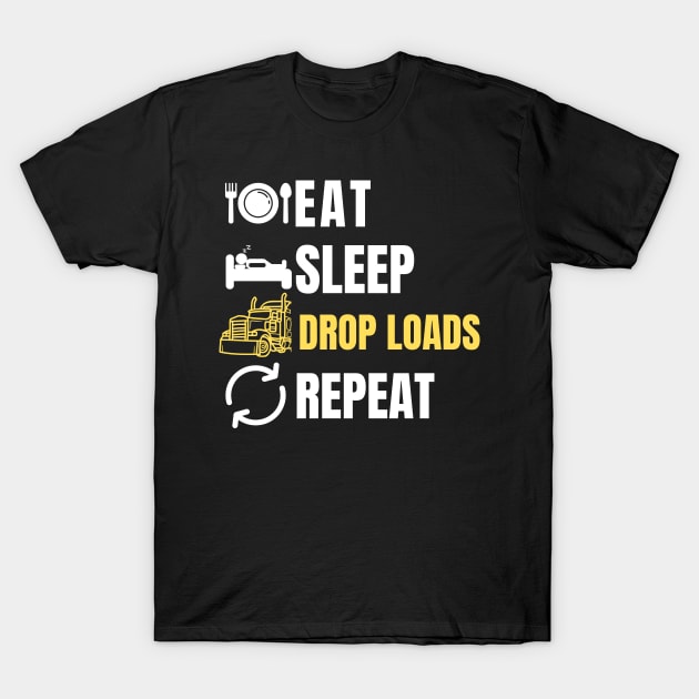 Eat sleep drop loads repeat truck driver - Eat Sleep Drop Loads Repeat ...
