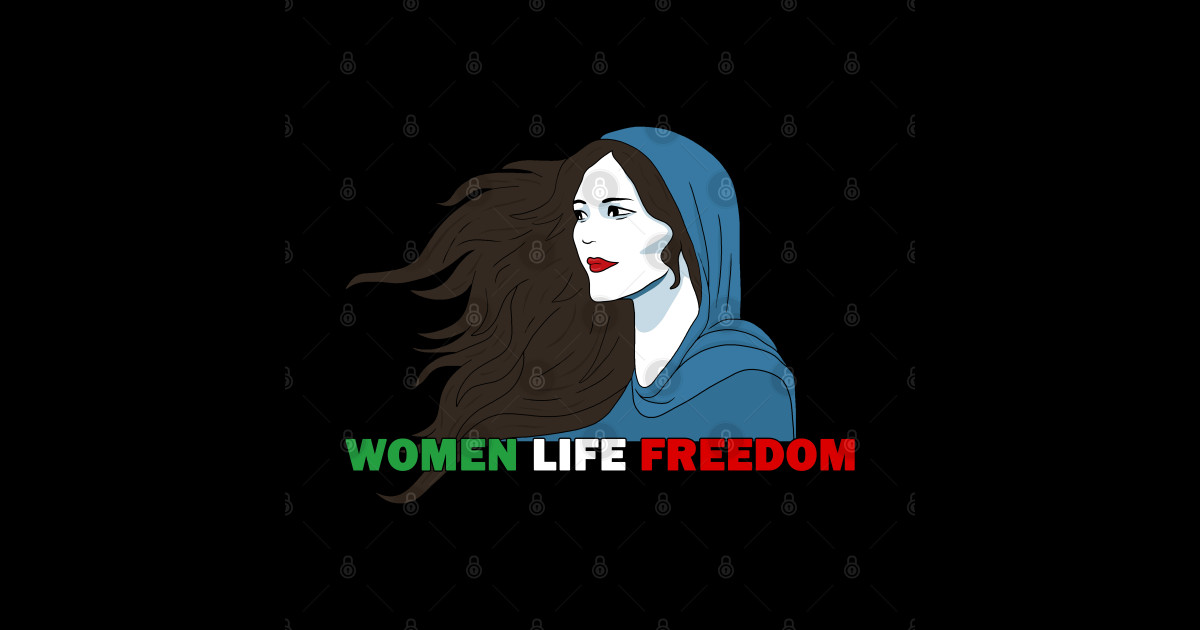 Mahsa Amini - Women Of Iran - Sticker | TeePublic