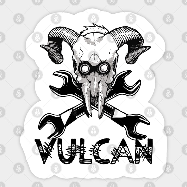 Vulcan - Fire Force - Sticker | TeePublic