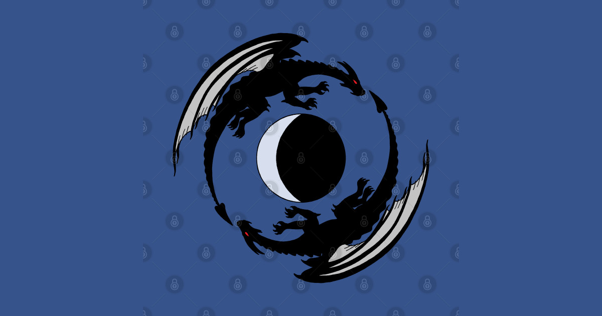 Moon Dragons - Dragons - Kids T-Shirt | TeePublic