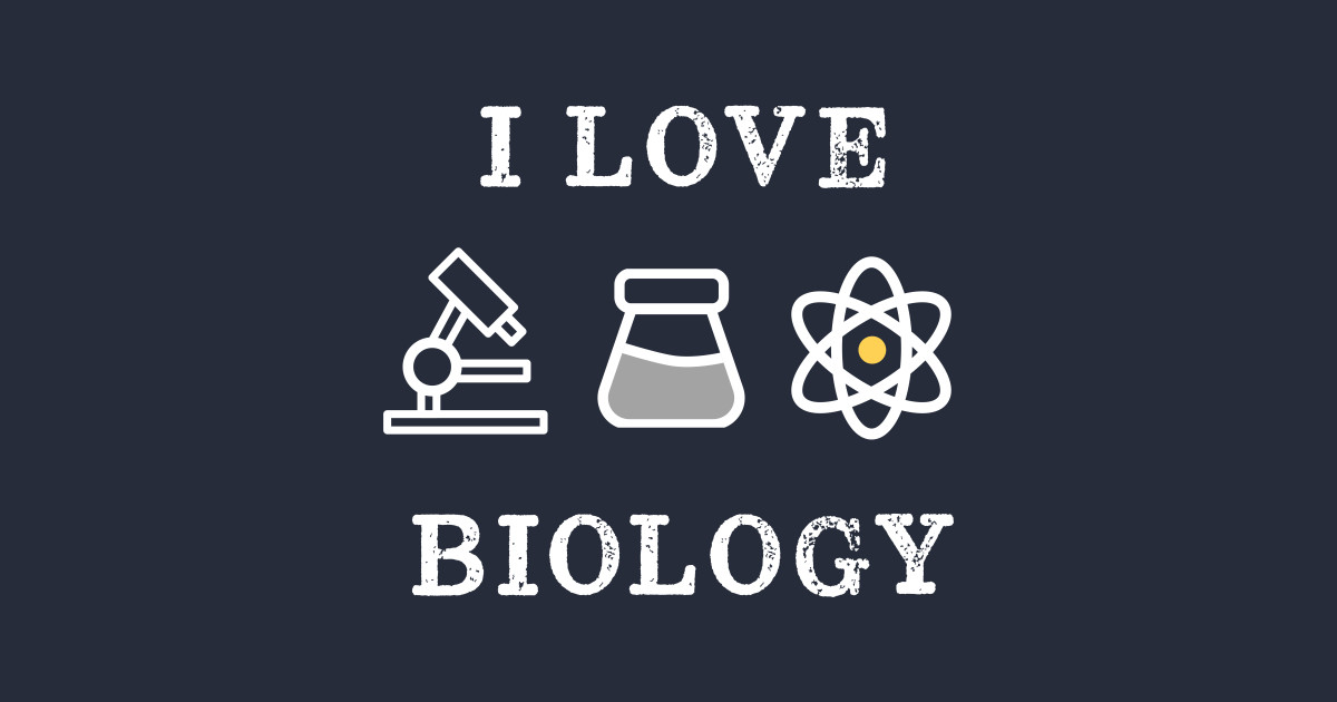 Microscope I Love Biology Retro Vintage - Biology - Sticker | TeePublic