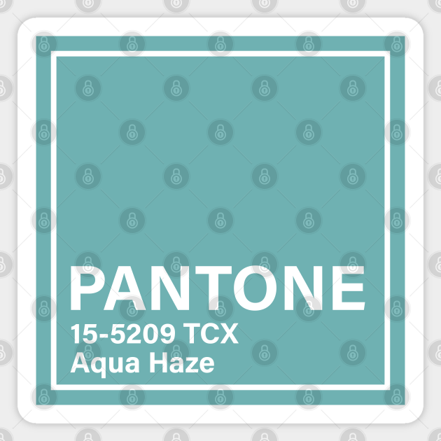Pantone 15-5209 TCX Aqua Haze - Pantone Color - Sticker | TeePublic