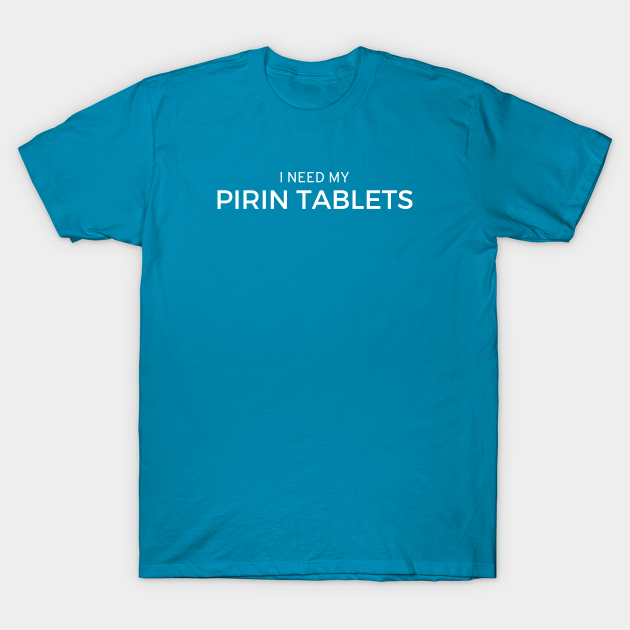Pirin Tablets | The Birdcage | White Print - The Birdcage - T-Shirt ...