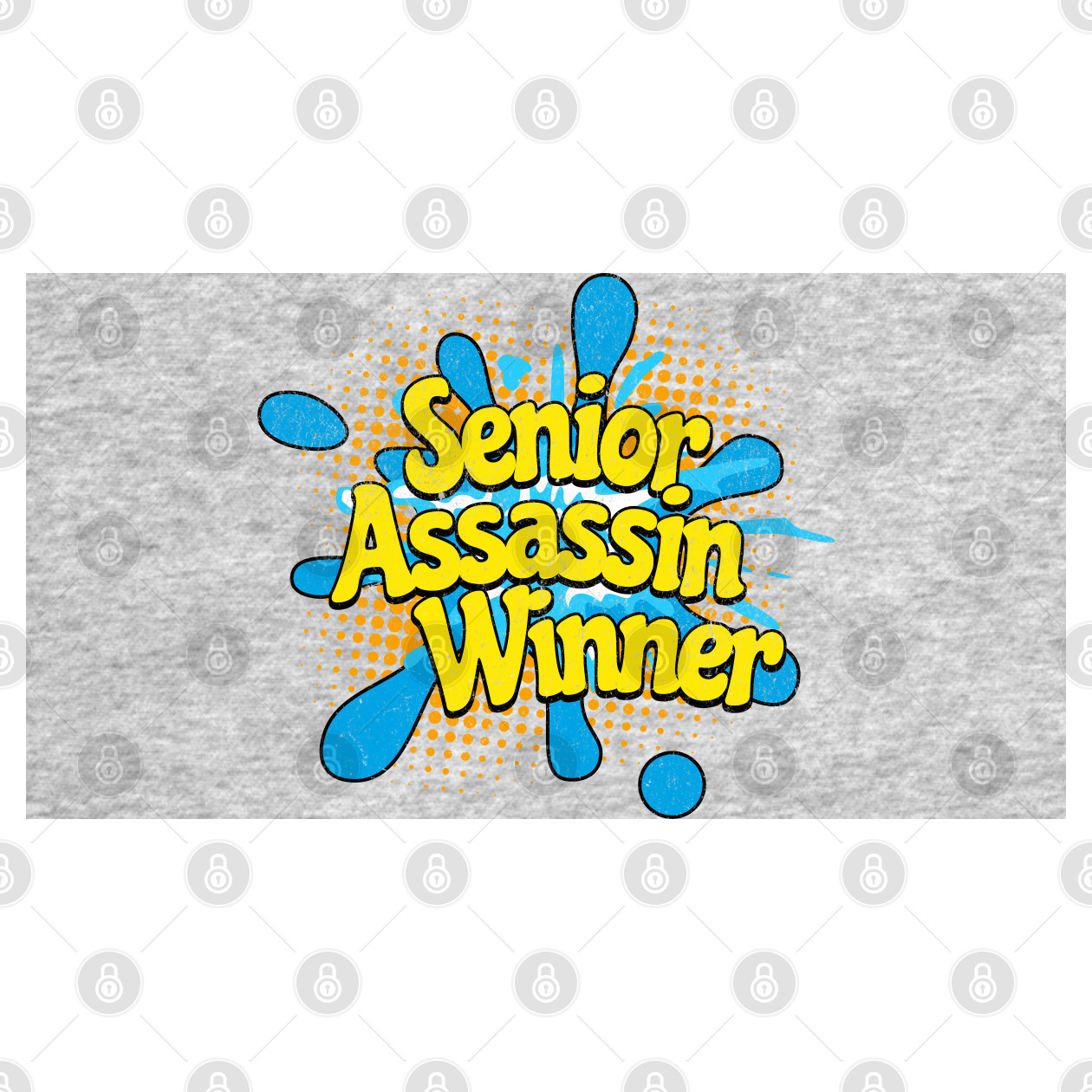 Senior Assassin Winner School Graduation Water Game - Senior Assassin ...