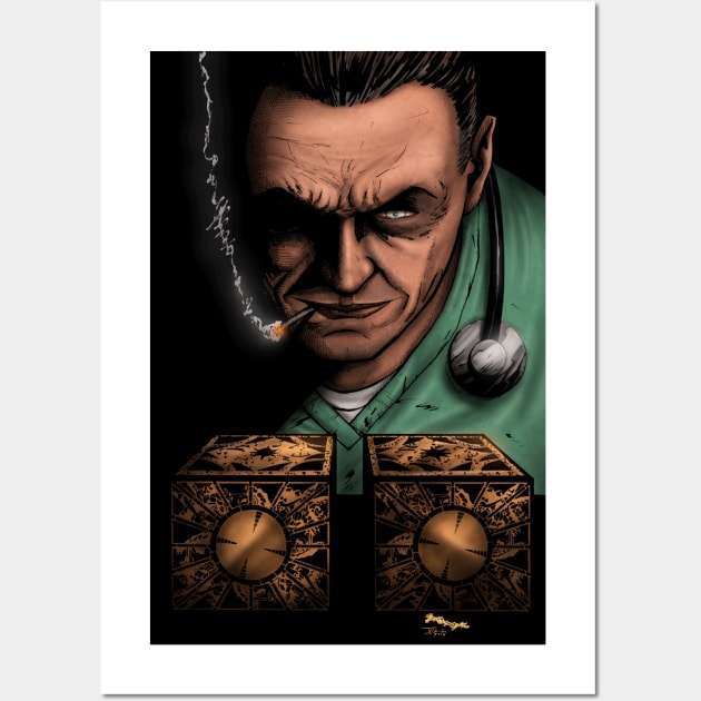 Dr Channard and Boxes - Hellraiser - Posters and Art Prints | TeePublic
