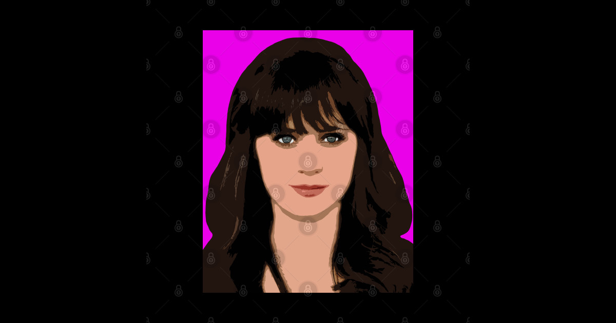 zooey deschanel - Zooey Deschanel - Sticker | TeePublic