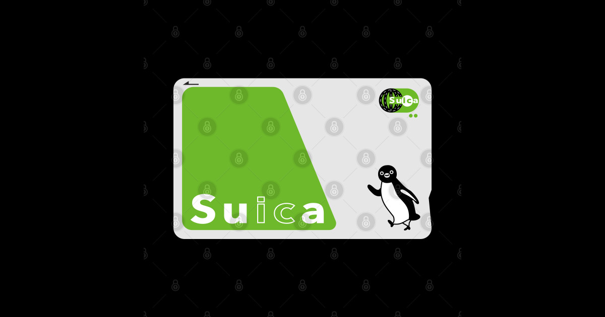 Suica Card Japan IC Card - Japan - Sticker | TeePublic