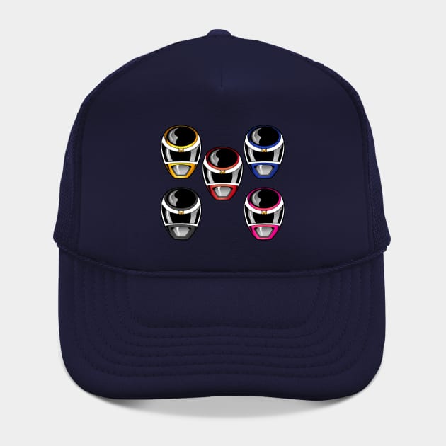 Power Rangers in Space team - Power Rangers - Hat | TeePublic