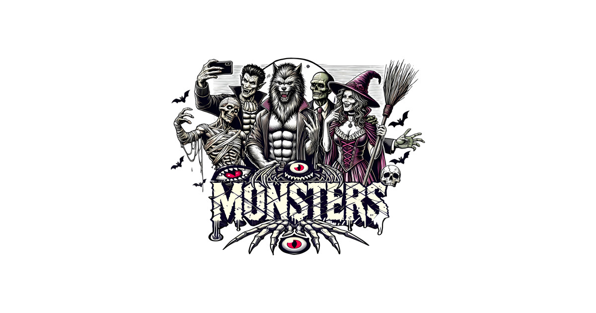 MONSTERS BAND - The Monsters Band - T-Shirt | TeePublic