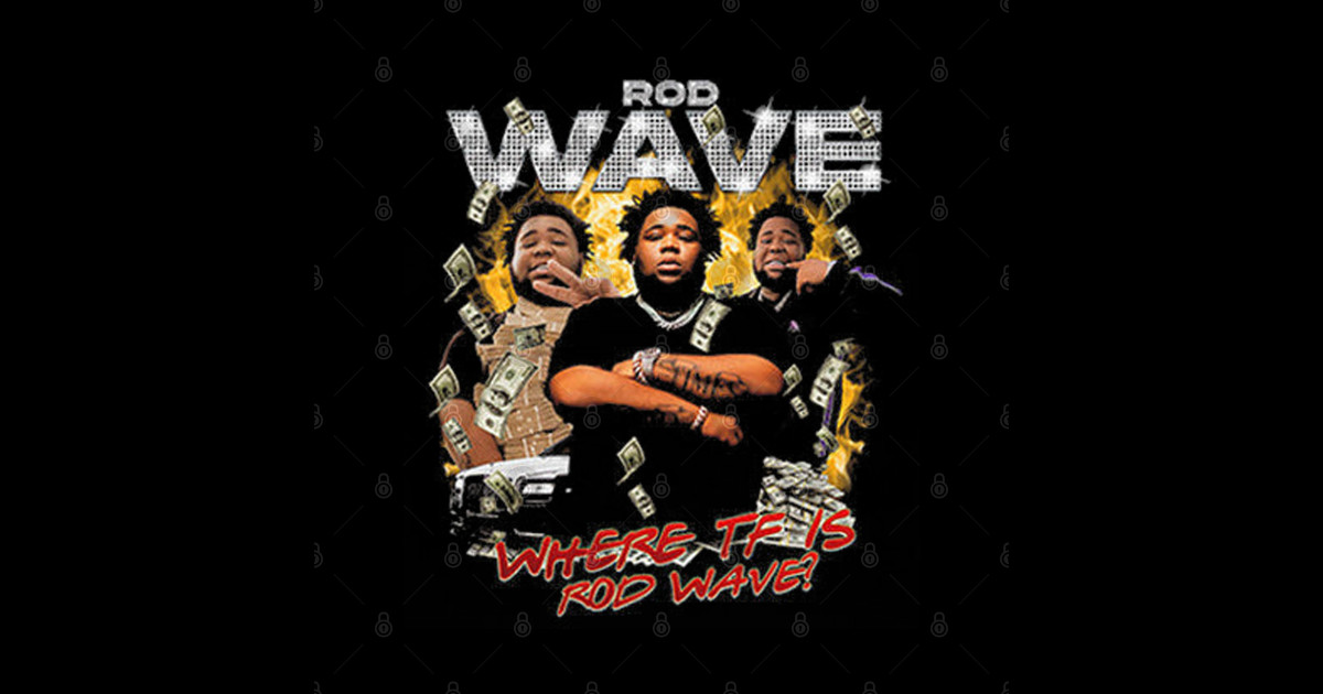 Rod Wave Where TF Is Rod Wave - Rod Wave - Sticker | TeePublic