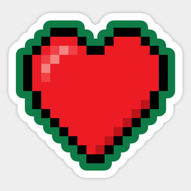 I Bleed Pixels - 8 Bit - Sticker | TeePublic