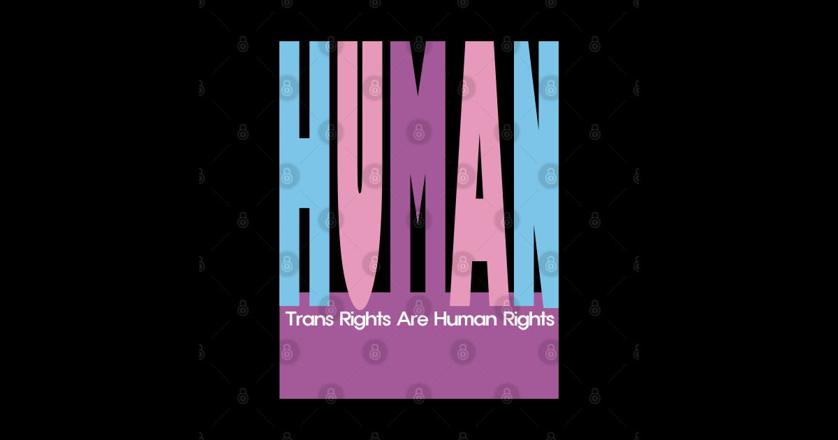 Trans Rights Are Human Rights - Trans Rights Are Human Rights - Sticker ...