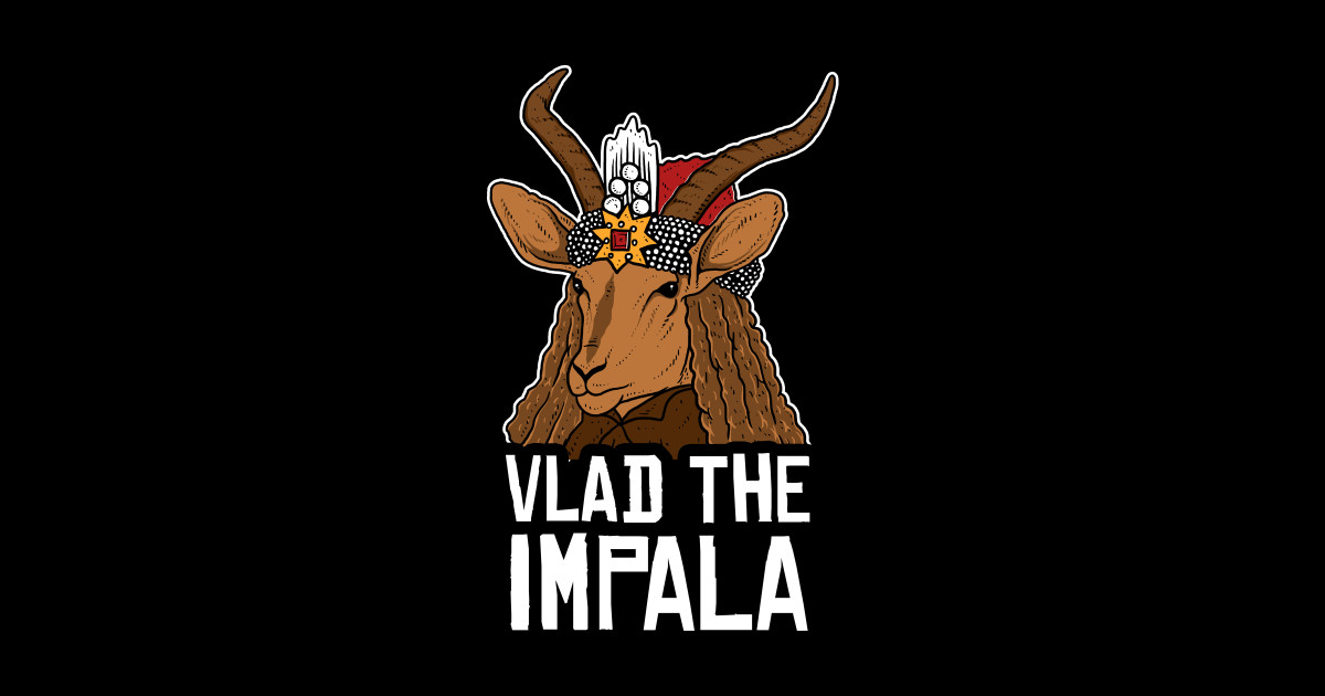 Vlad The Impala - Vlad The Impaler Antelope Pun - Sticker | TeePublic