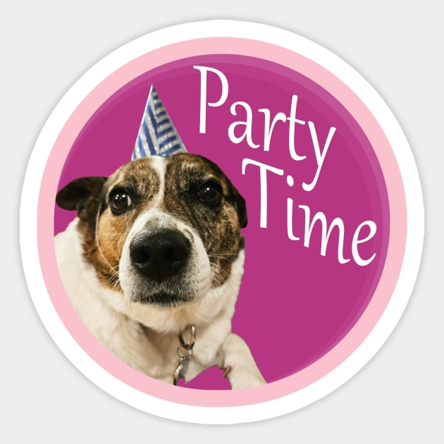 Party Time - Dog - Dog Meme - Sticker | TeePublic