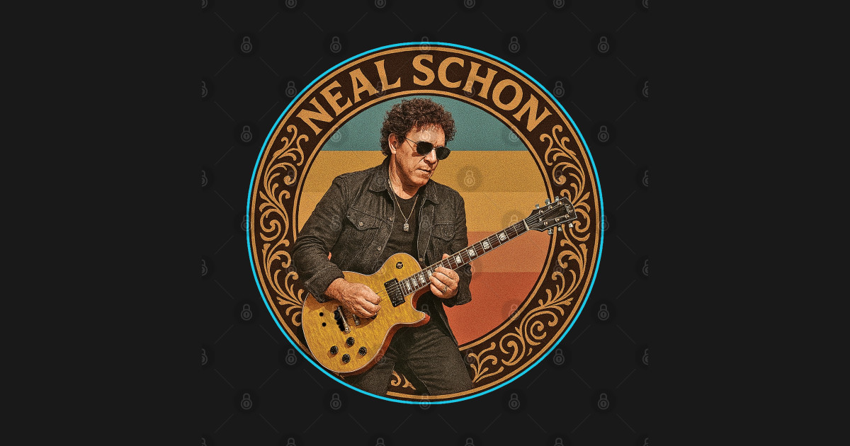 Neal Schon Guitar Player - Neal Schon - T-Shirt | TeePublic