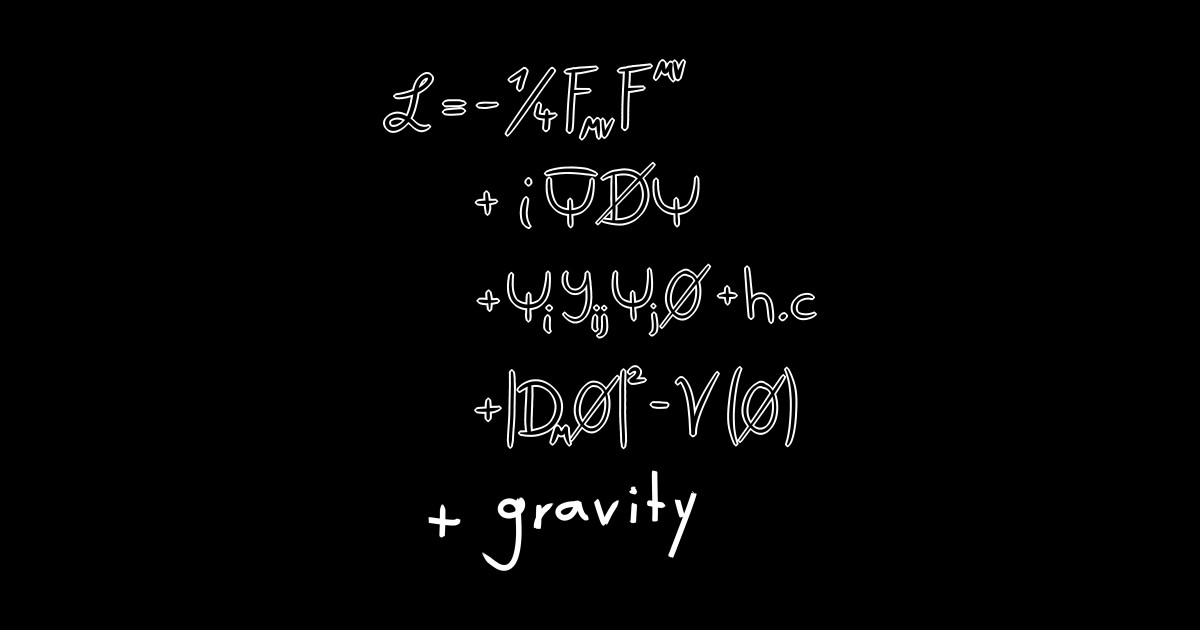 Standard Model Equation Corrected - Science - Mug | TeePublic
