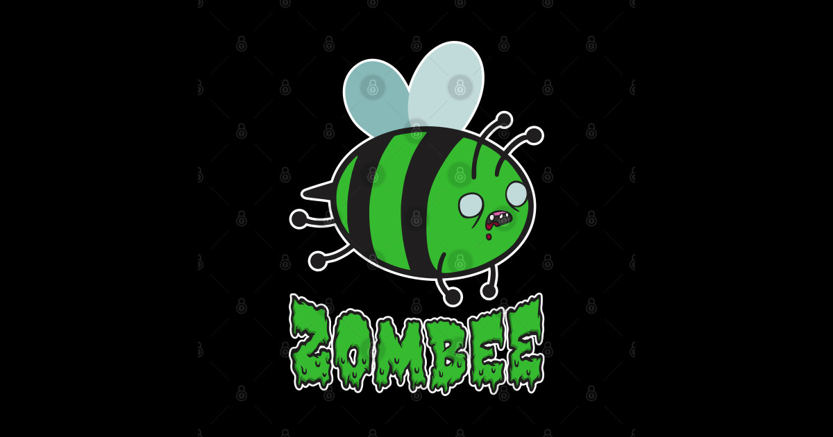 Zom-Bee - Zombee - Sticker | TeePublic