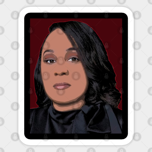 fani willis - Fani Willis - Sticker | TeePublic