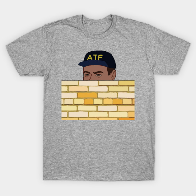 ATF Guy Fence Peeking - Meme, Gun Rights - Atf - T-Shirt | TeePublic