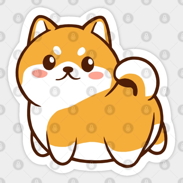 Kawaii Shibe 02 - Kawaii - Sticker | TeePublic