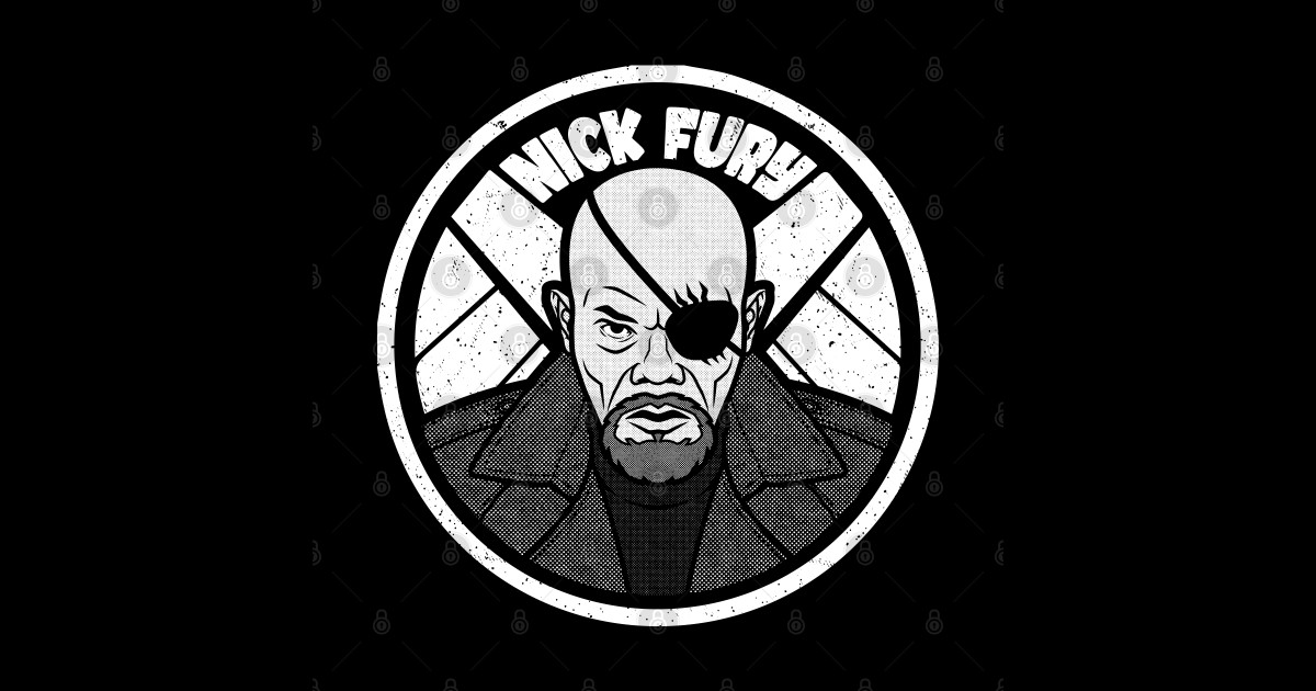Agent fury - Samuel L Jackson - Sticker | TeePublic