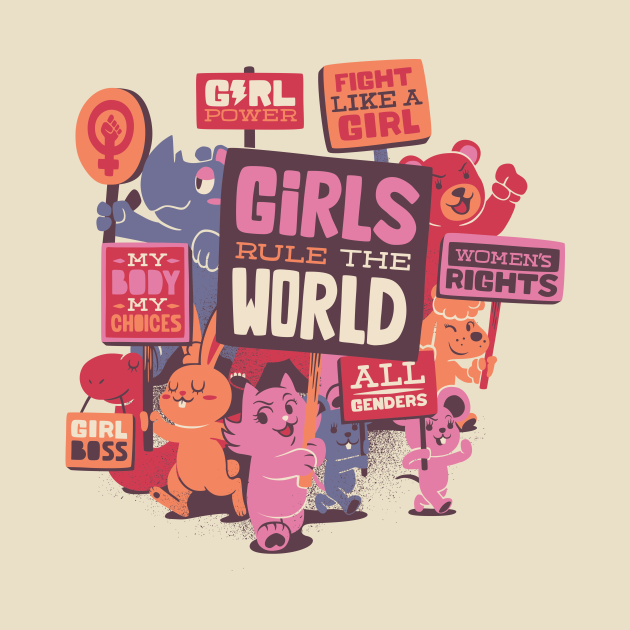Girls Rule The World - Girls Rule - T-Shirt | TeePublic