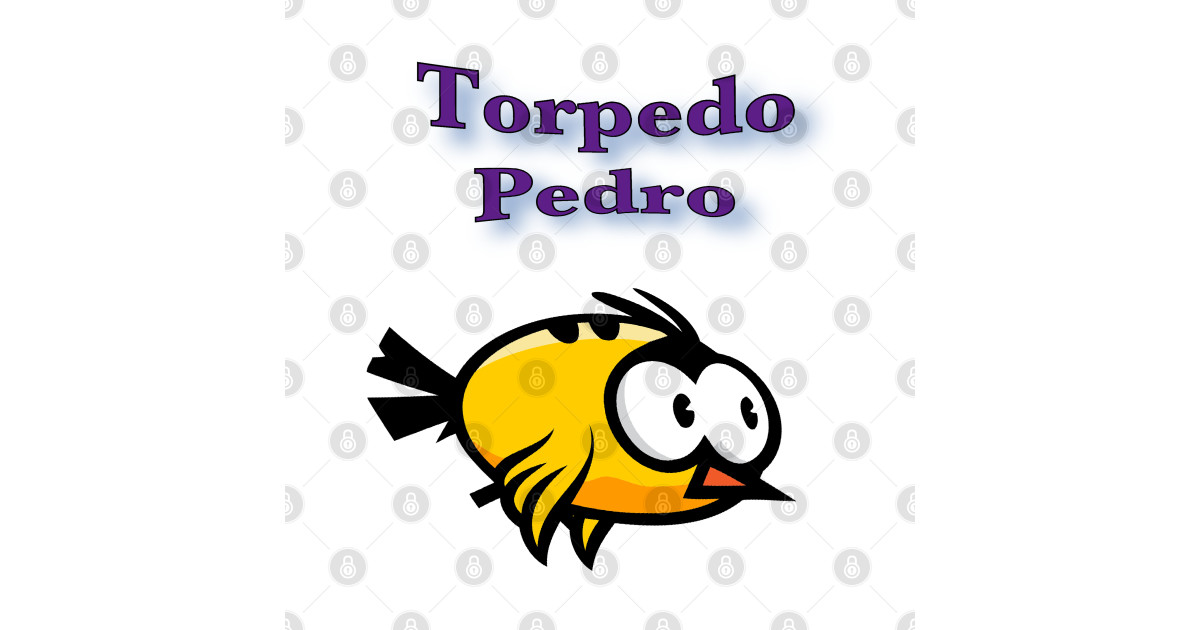 Torpedo Pedro, the manic bird - Cartoon - T-Shirt | TeePublic